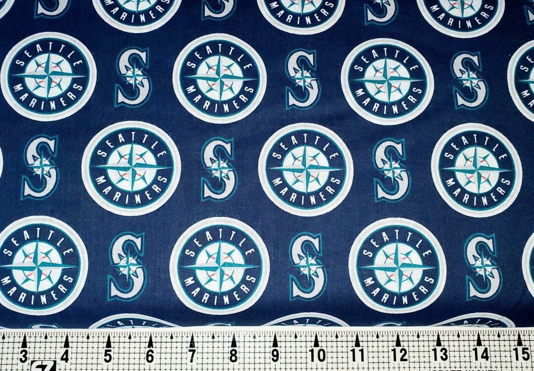 Fabric Traditions Seattle Mariners Fabric by the Yard//piece - Etsy