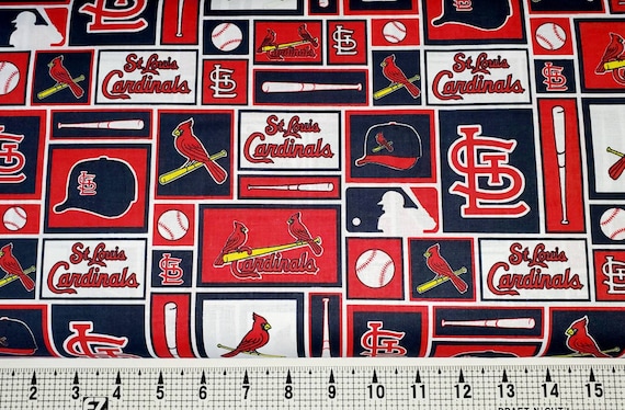 Fabric Traditions St. Louis Cardinals Fabric by the yard | Etsy