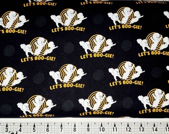 Casper Cotton Fabric by the Yard Character Halloween Casper Let's Boo ...