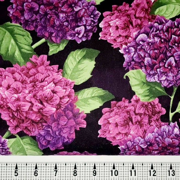 Hydrangea Fabric - Etsy