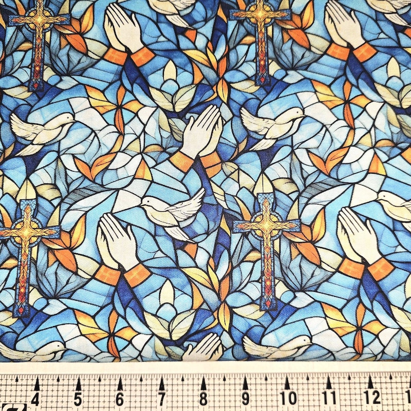 Christian Fabric - Etsy