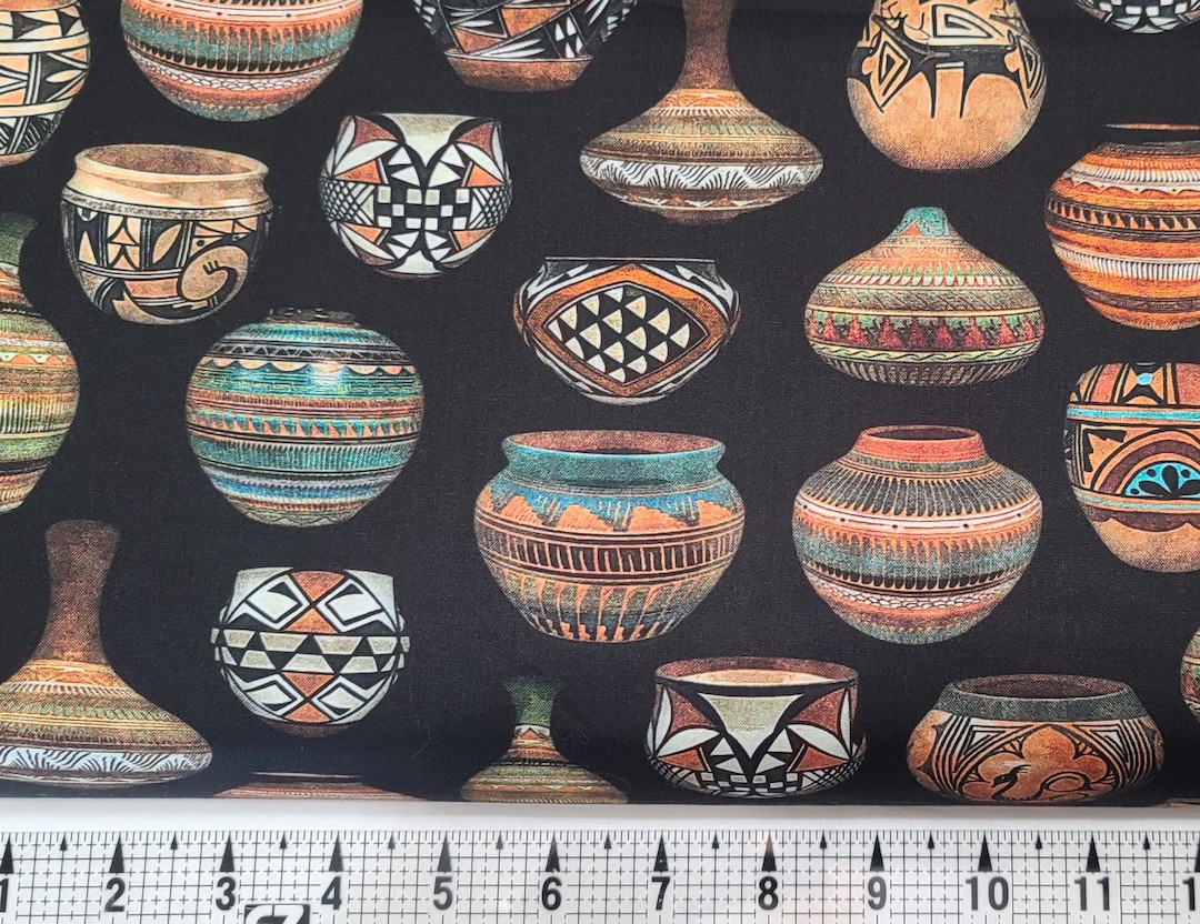 Quilting Treasures Sierra Sunset Pottery 1649-29756-J Fabric by the ...