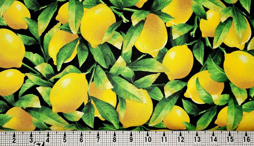 Kanvas Fabrics Fresh Squeezed Lemon 08390 Fabric by the Yard//piece - Etsy
