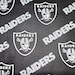Fabric Traditions Las Vegas Raiders Fabric by the Yard//piece - Etsy