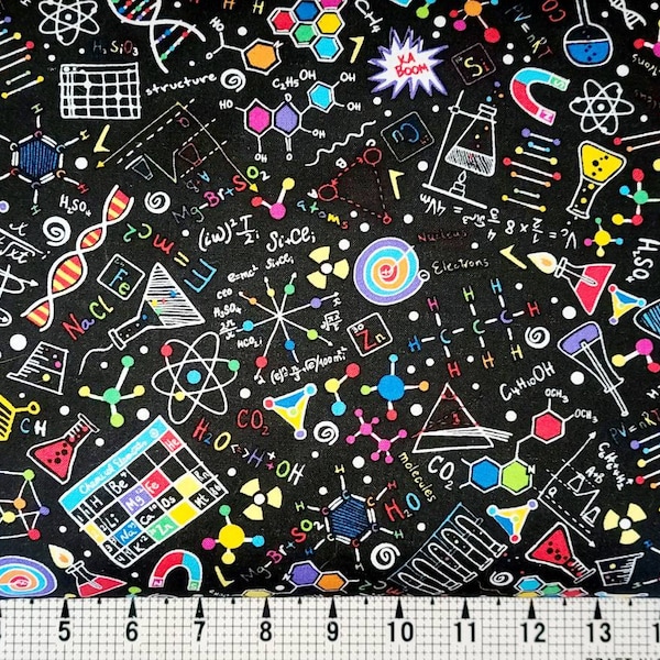 Science Themed Fabric - Etsy