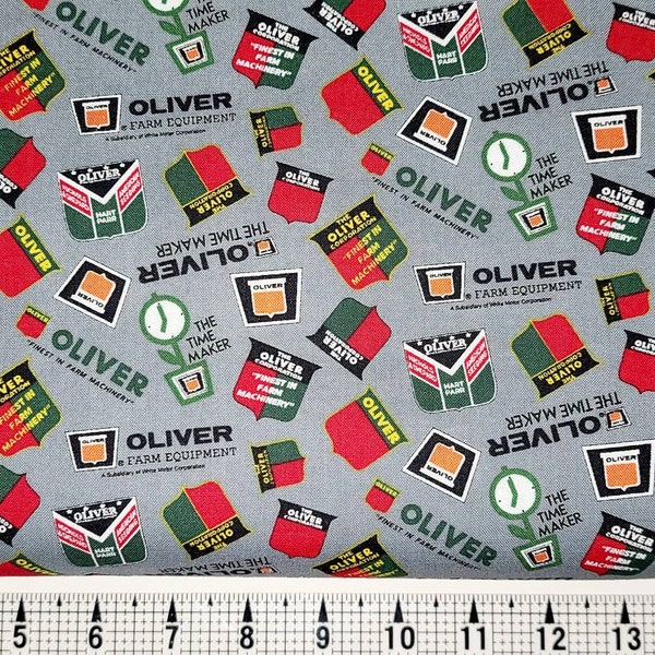 Oliver Tractor Fabric - Etsy