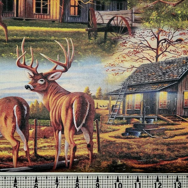 Deer Fabric by the Yard - Etsy