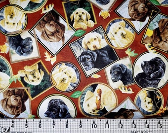 Labrador Dog Fabric | Etsy