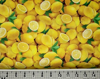 Mid Century Modern Lemons Fabric Sun Juice by Mariaspeyer Mod Lemon ...