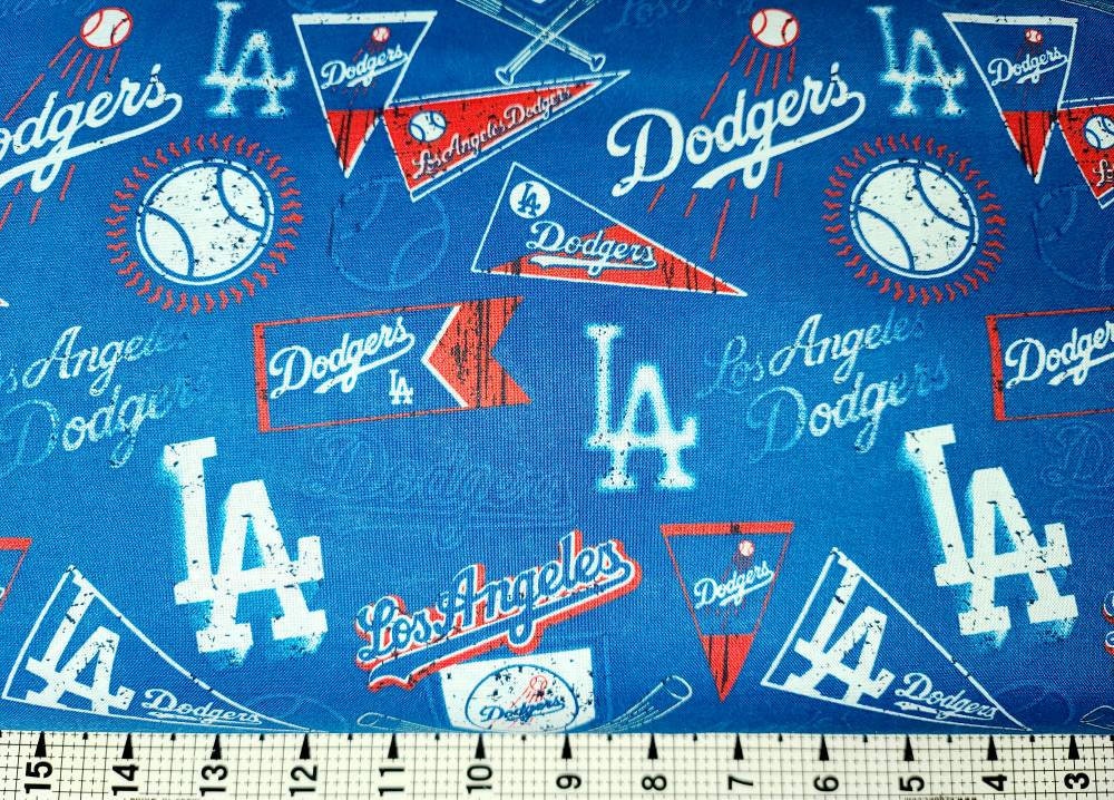 Fabric Traditions Los Angeles Dodgers Fabric by the Yard/piece - Etsy UK