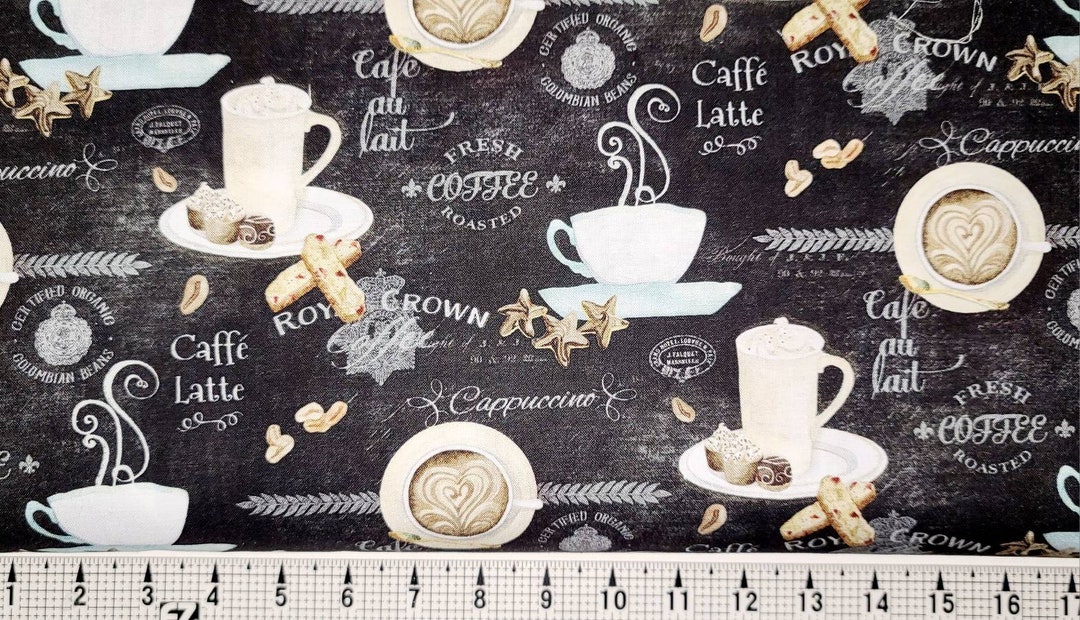 P & B Textiles Deja Brew Coffee 04865 Fabric by the Yard/piece - Etsy
