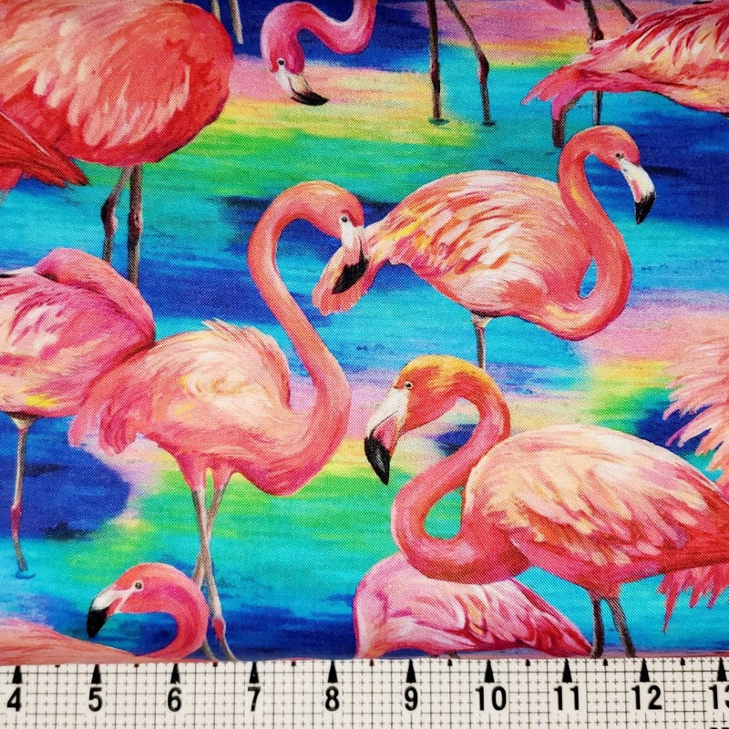 Flamingo Fabric - Etsy Canada