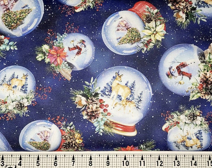Hoffman Fabrics Snow Play Snow Globes U5008 Fabric by the Yard/piece - Etsy