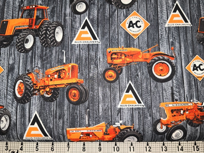 Sykel Enterprises Allis Chalmers Tractor Plank on Dark Gray 10455 ...