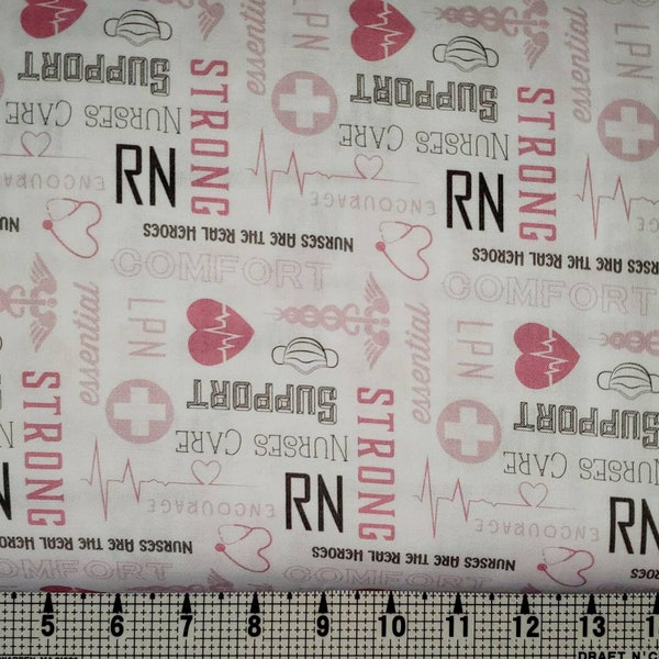 Nurse Fabric - Etsy