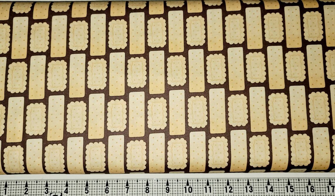 Paintbrush Studio Coffee Talk Biscuits 120-3454 Fabric by the Yard ...