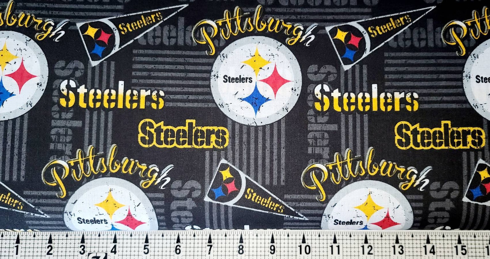 Fabric Traditions Pittsburg Steelers Fabric by the Yard//piece - Etsy