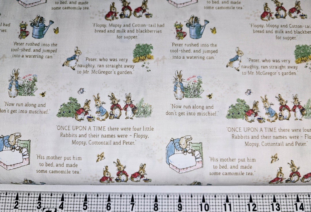 Riley Blake Tale of Peter Rabbit C14701 Fabric by the Yard//piece - Etsy