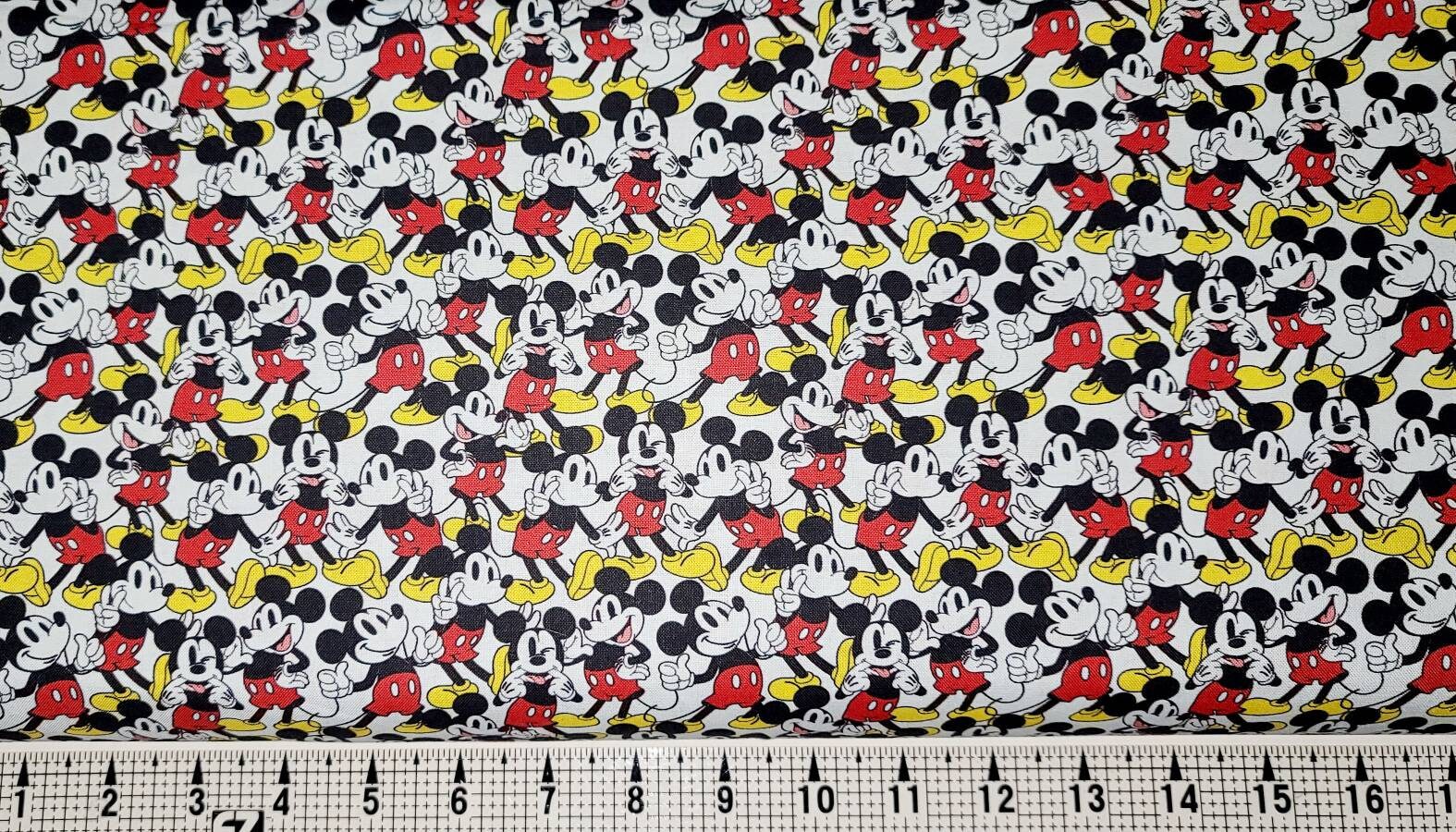 Camelot Fabrics Mickey Mouse 85271049-01 Fabric by the Yard/piece - Etsy