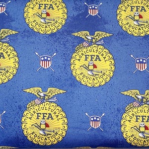 Riley Blake Forever Blue Refreshed FFA on Blue C13951 Fabric by the Yard//piece - Etsy