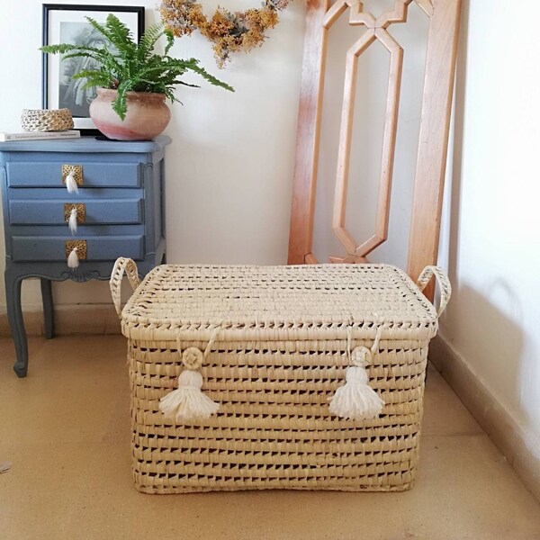 Wicker Trunk - Etsy