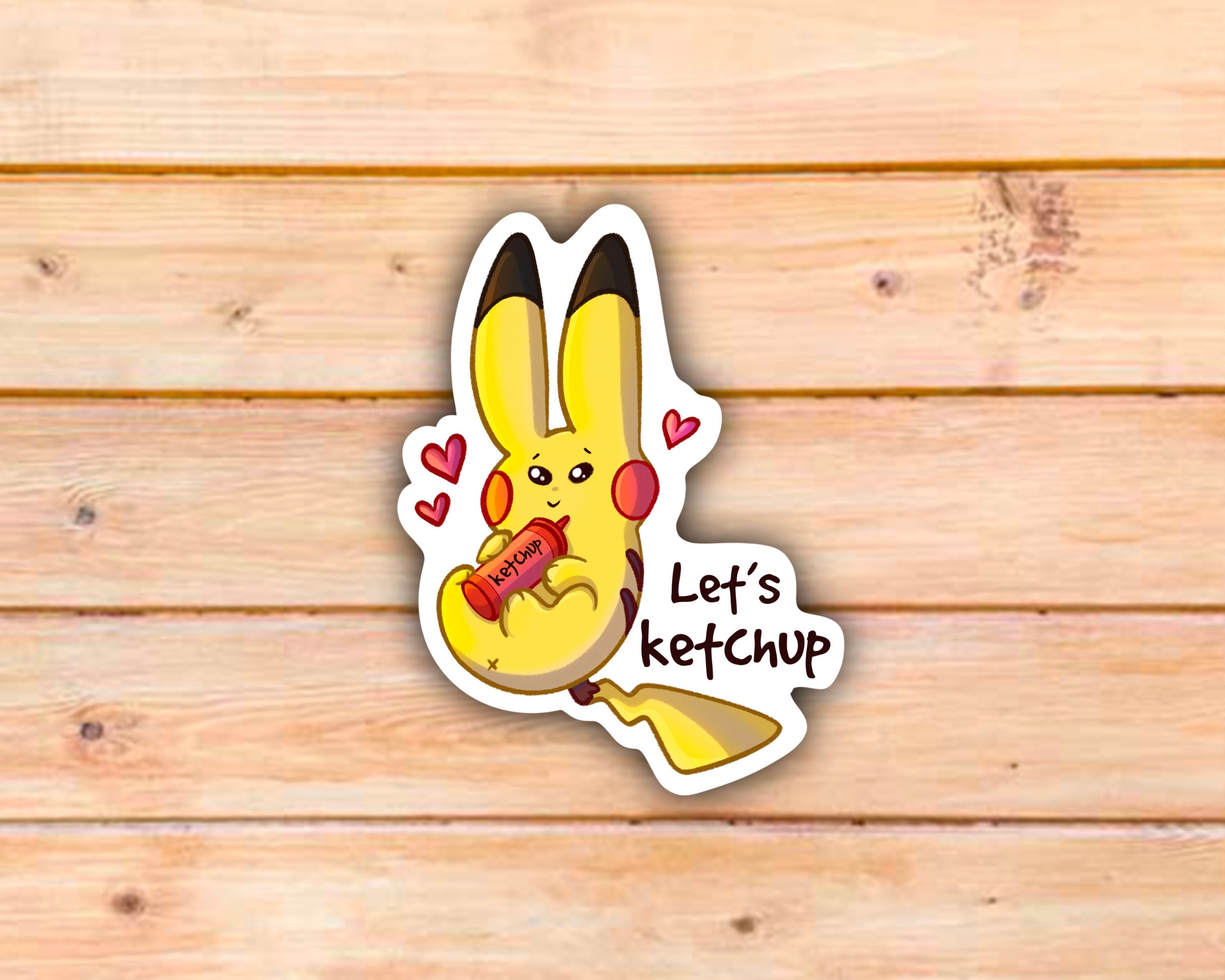 Pokemon Cute Pikachu Ketchup