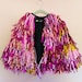 Pink Tinsel Cape, Festival Outfit, Partywear, Tinsel Fringe, LGBTQ ...