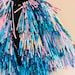 Blue & Pink Tinsel Cape, Festival Fashion, Fringe Cape, Party Cape ...