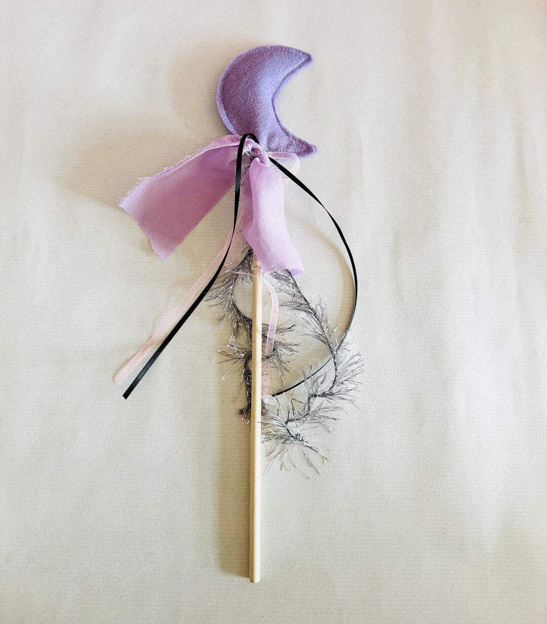 Purple Felt Moon Wand | Moon Wand | Halloween Wand | Fancy Dress ...