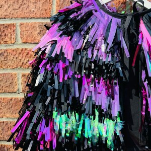 Halloween Pastel Cape | Tinsel Cape | Purple Cape | Party Cape - Etsy