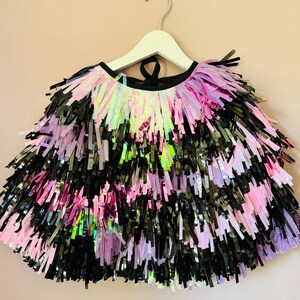 Halloween Pastel Cape | Tinsel Cape | Purple Cape | Party Cape - Etsy