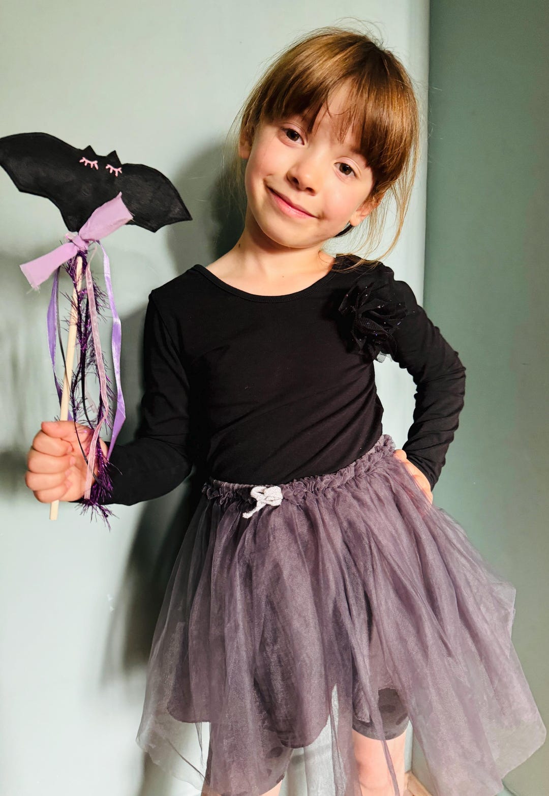 Black Felt Bat Wand | Bat Wand | Halloween Wand | Fancy Dress Halloween ...