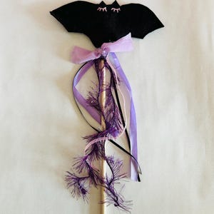 Black Felt Bat Wand | Bat Wand | Halloween Wand | Fancy Dress Halloween ...