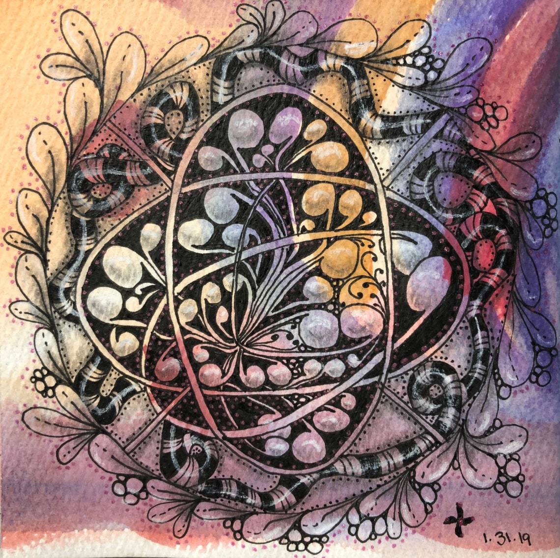 Zentangle® Greeting Cards 5x7 In. - Etsy