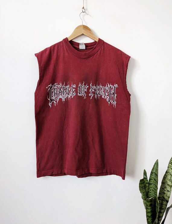 Vintage Cradle of Filth 2000 Midian Merch T-Shirt Bl… - Gem