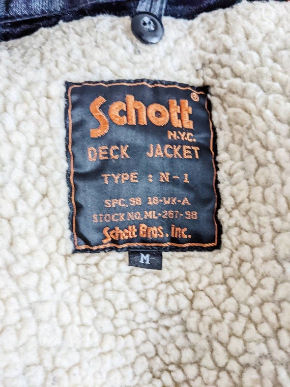 Vintage Schott Bros Type N-1 Deck Jacket USA - Gem