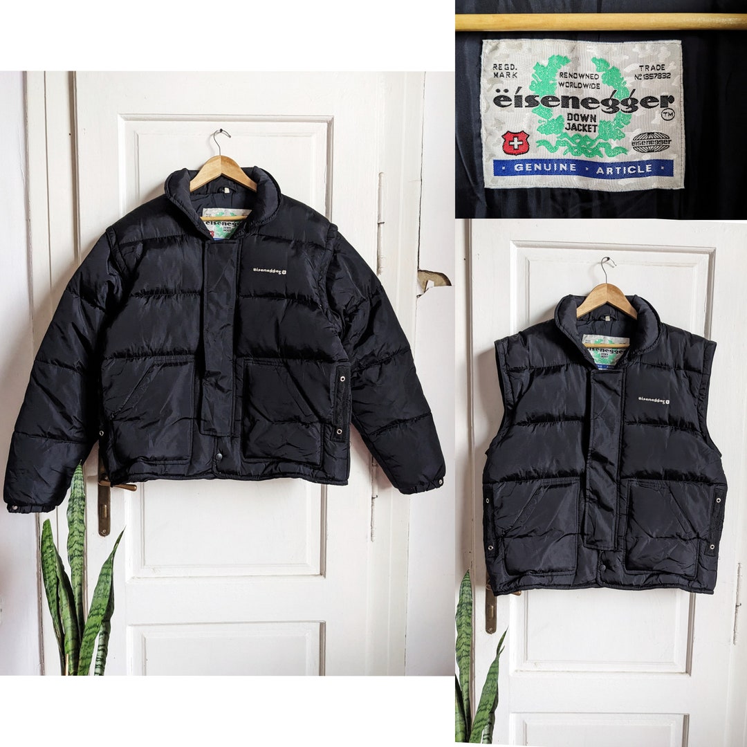 Y2k Down Jacket Eisenegger Swiss - Etsy