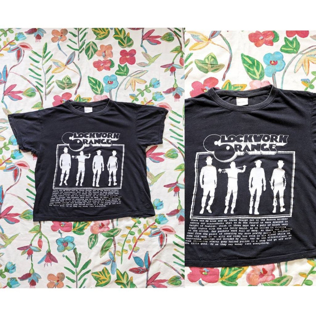 Vintage Clockwork Orange T-shirt Movie Merch Stanley Kubrick - Etsy