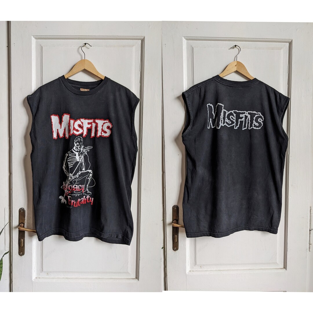 Vintage Misfits 1999 Merch Legacy of Brutality Sleeveless Horror Punk ...