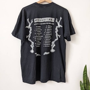 Vintage Labyrinth Merch 1998 Return to Heaven Denied Tour Shirt Screen ...