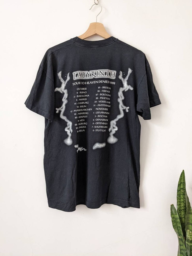 Vintage Labyrinth Merch 1998 Return to Heaven Denied Tour - Etsy