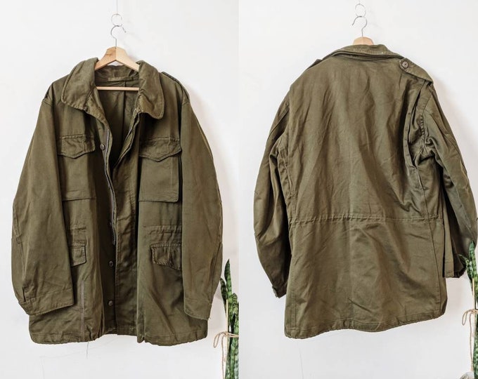Vintage M65 Field Jacket Military US Army Khaki 70s - Etsy