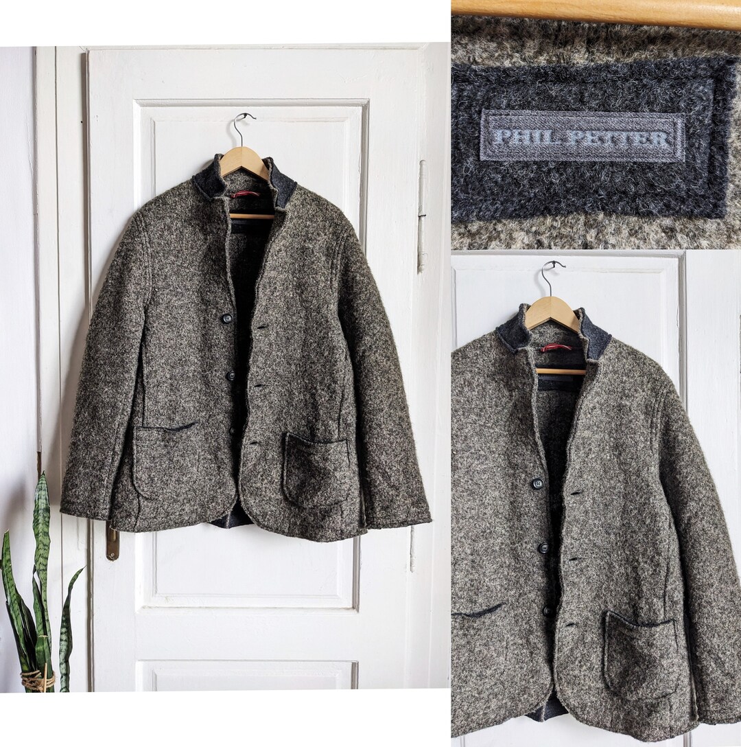 Phill Petter Merino Wool Jacket - Etsy