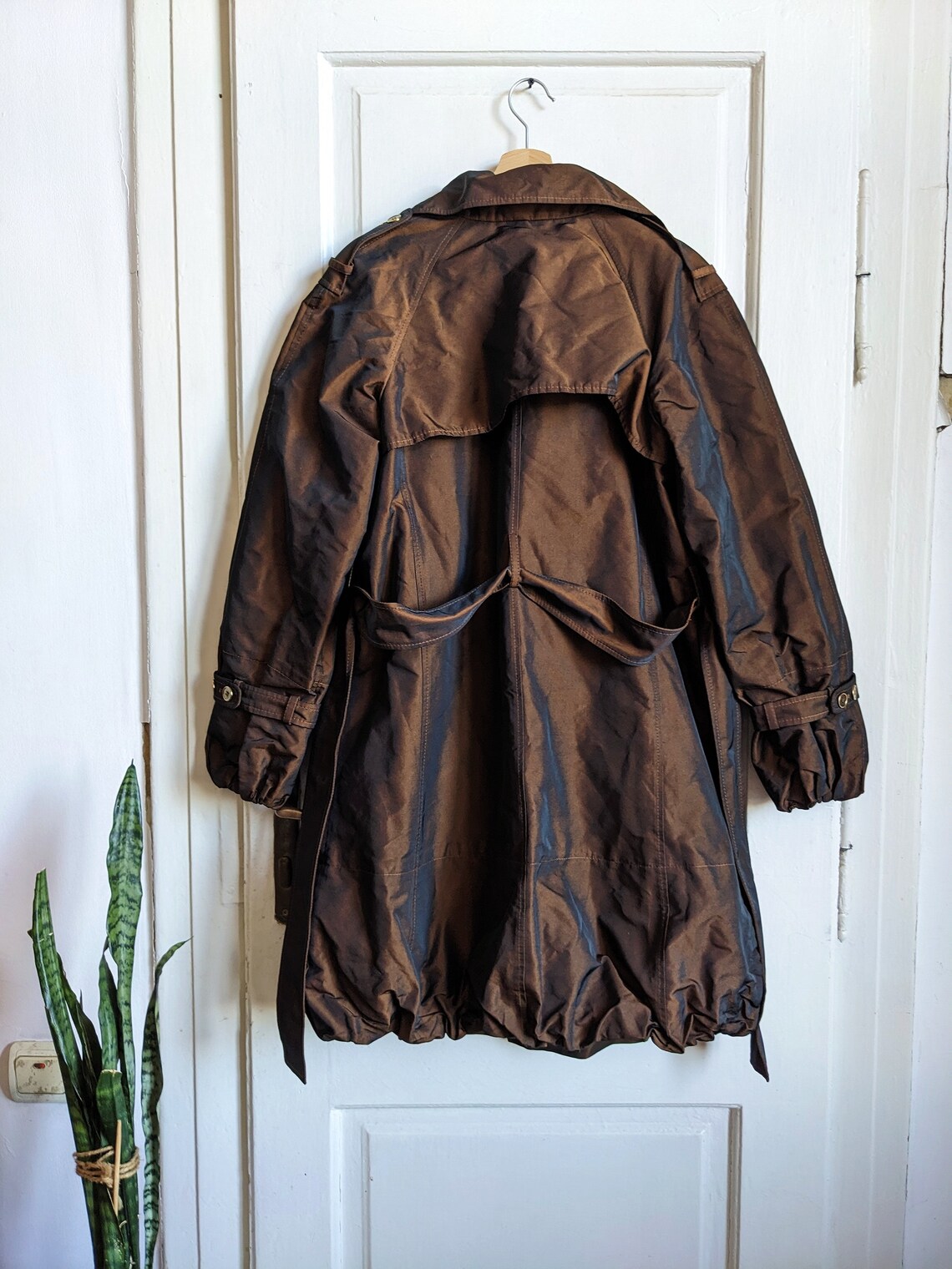 Trench coat de nylon de grife da Dolce & Gabbana - Etsy Portugal