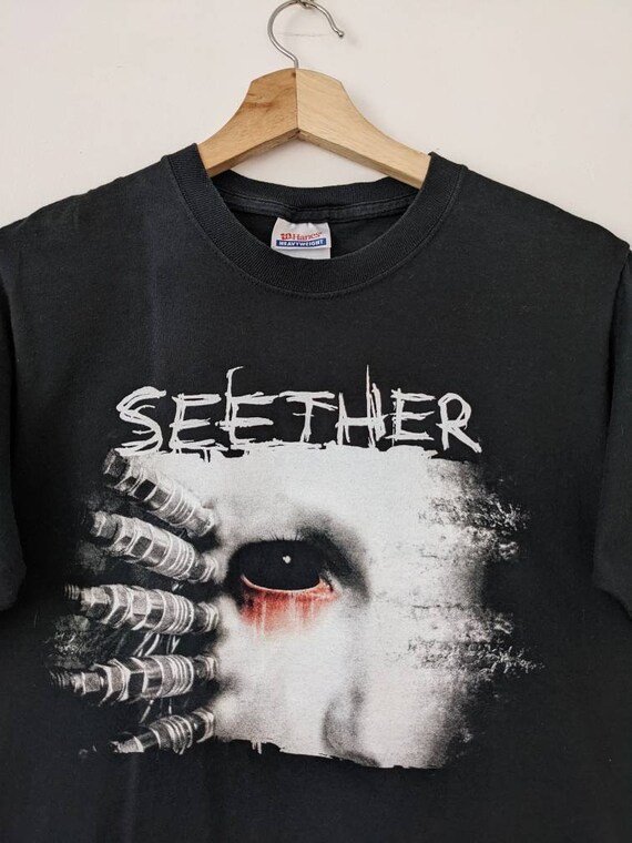 Vintage Seether Karma and Effect Merch T-Shirt - Gem