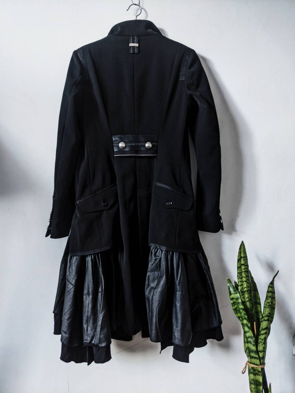 High Tech Women Jacket Black Italy Gothic Style | Etsy