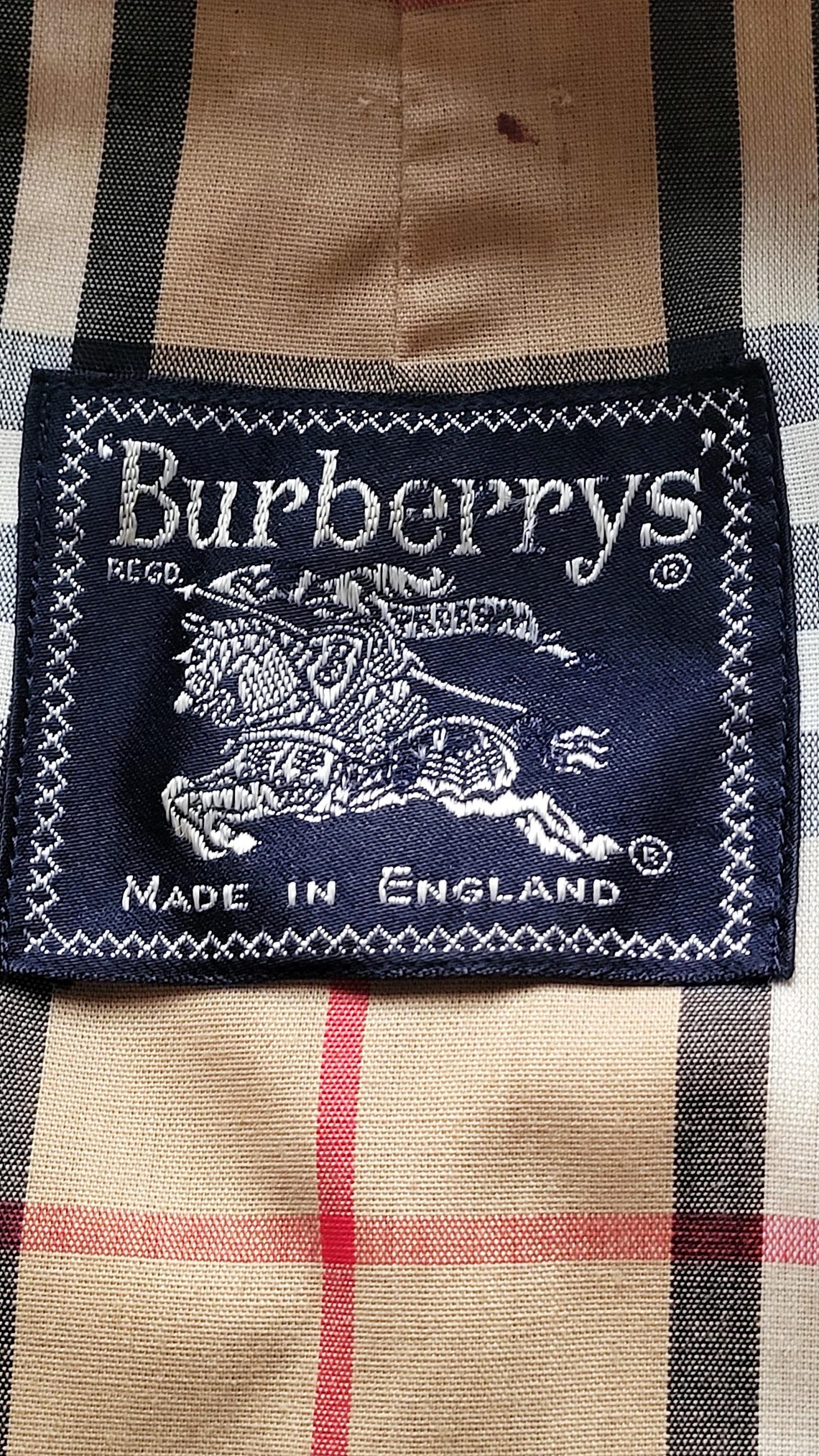 Casaco trench coat bege vintage Burberrys Nova Check - Etsy Portugal