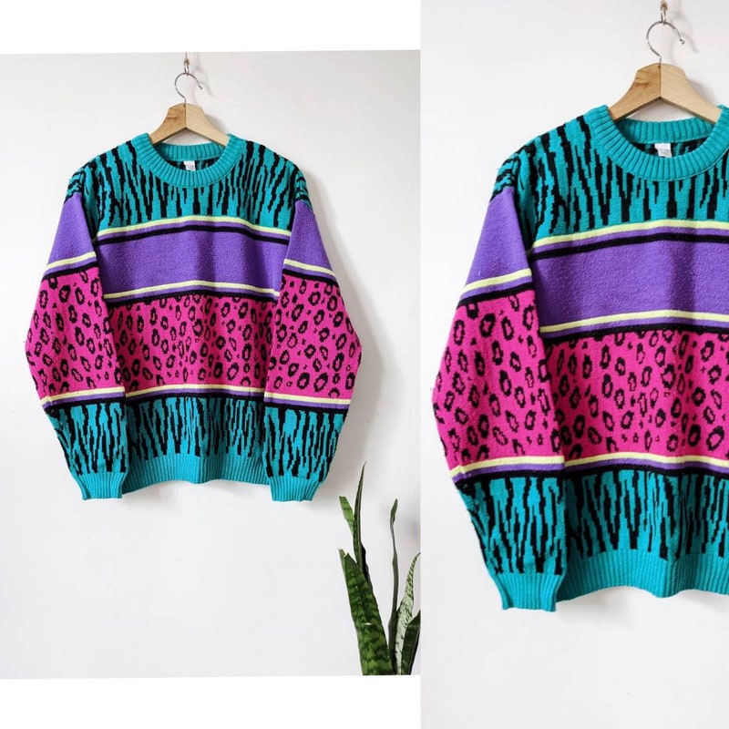 Psychedelic Sweater - Etsy