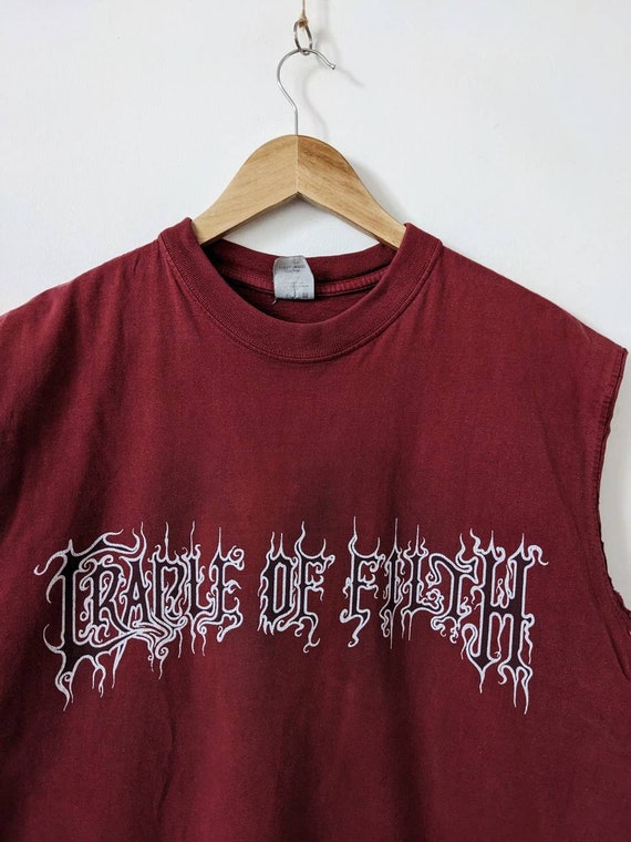 Vintage Cradle of Filth 2000 Midian Merch T-Shirt Bl… - Gem