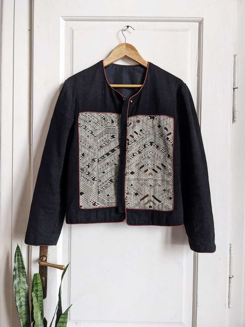 Vintage Handmade Thai Jacket Ornament Thailand Asian Jacket - Etsy